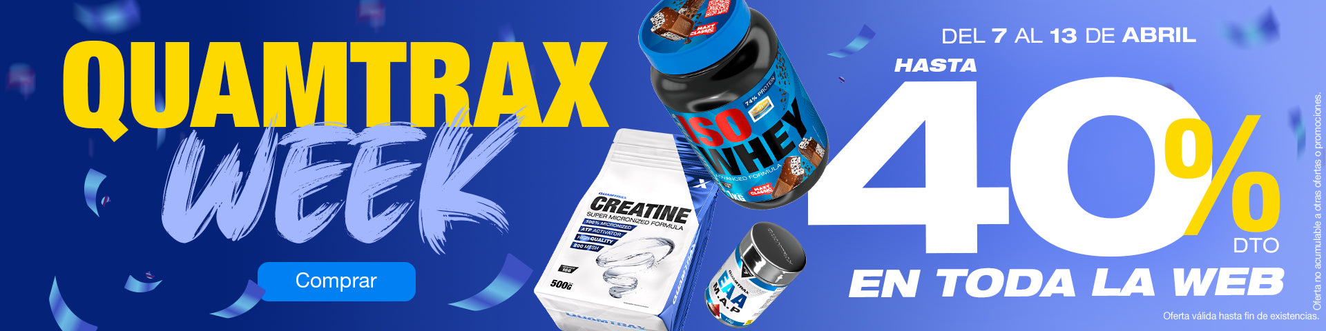 Quamtrax tienda de suplementación y complementos deportivos